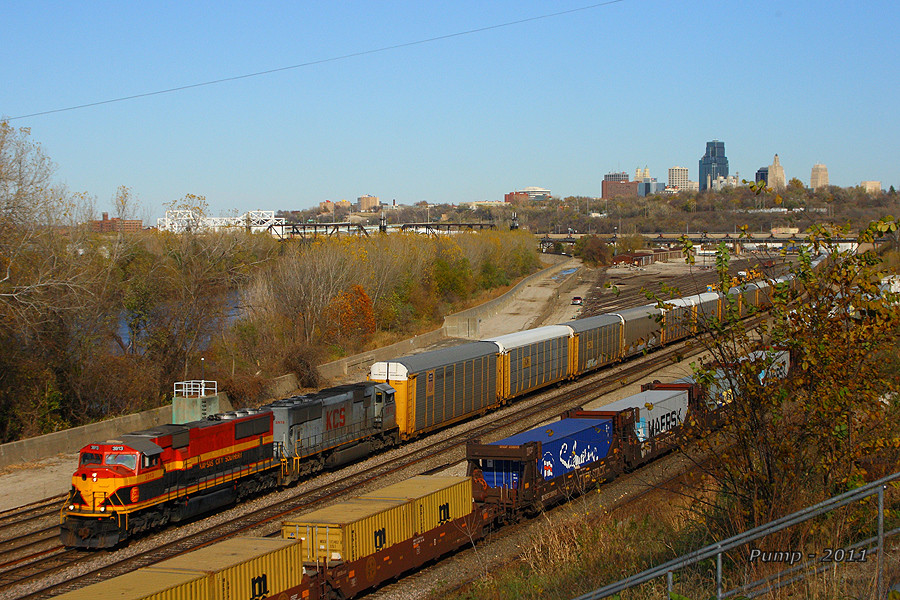 Westbound KCS Yard Job Train